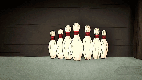 Vieren Bowling Staking GIF | GIFs.nl