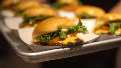 Cheeseburger Eten Hamburgers GIF | GIFs.nl