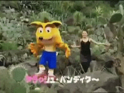 Dansen Japan Crash Bandicoot GIF | GIFs.nl