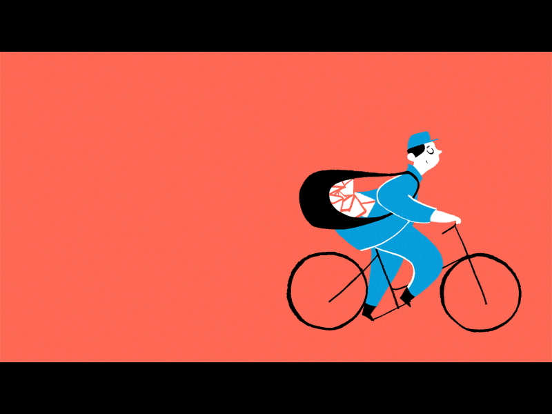 Illustratie Fiets Kleurrijk GIF | GIFs.nl