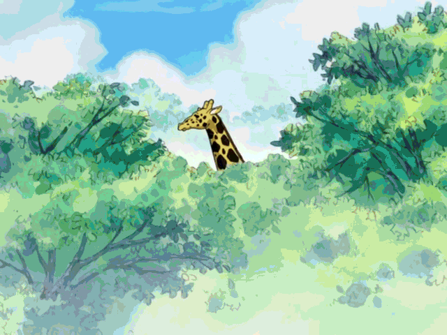 Anime School Giraffe GIF | GIFs.nl