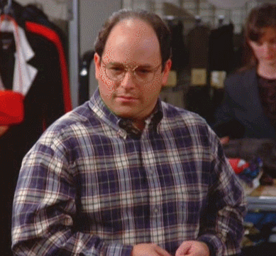 Geschokt Jason Alexander Seinfeld GIF | GIFs.nl