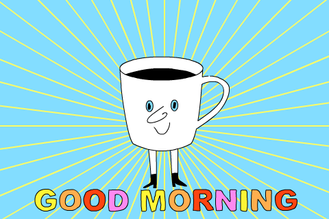 Koffie Drinken Geanimeerde Gif
