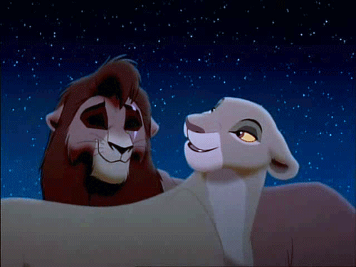 Leeuwenkoning Liefde Gif The Lion KIng Simba And Nala (Can You Feel