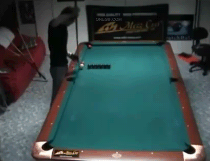 Zwembad Truc Trick Shot GIF | GIFs.nl