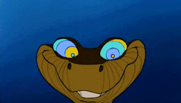Slang Disney Hypnose GIF | GIFs.nl