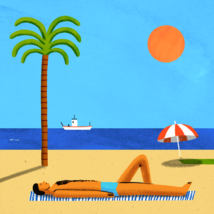 Strand Zomer Ontwerp GIF | GIFs.nl
